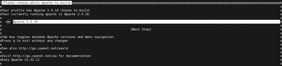 How to use EasyApache through the Linux command line | LinuxCloudVPS Blog