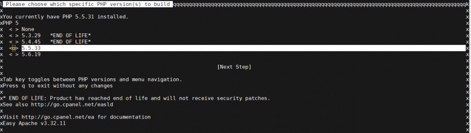 How to use EasyApache through the Linux command line | LinuxCloudVPS Blog