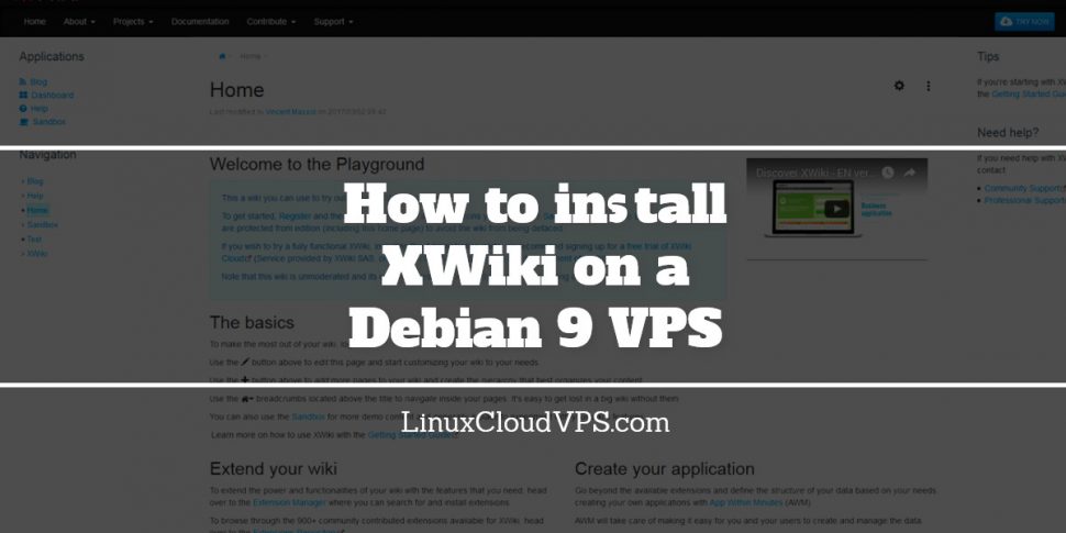 How To Install Xwiki On Debian 9 Linuxcloudvps Blog