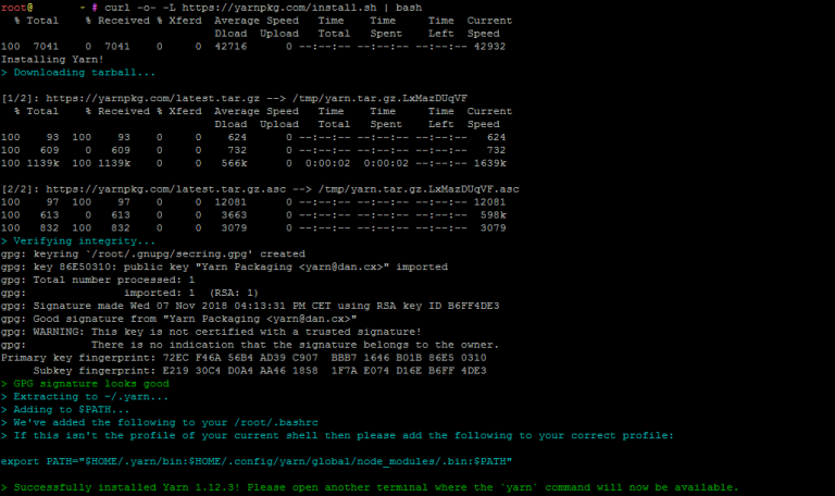 How to Install Yarn on Ubuntu 16.04 | LinuxCloudVPS Blog