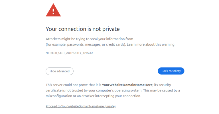 Self Signed Ssl Certificate For Nginx In Ubuntu 2404